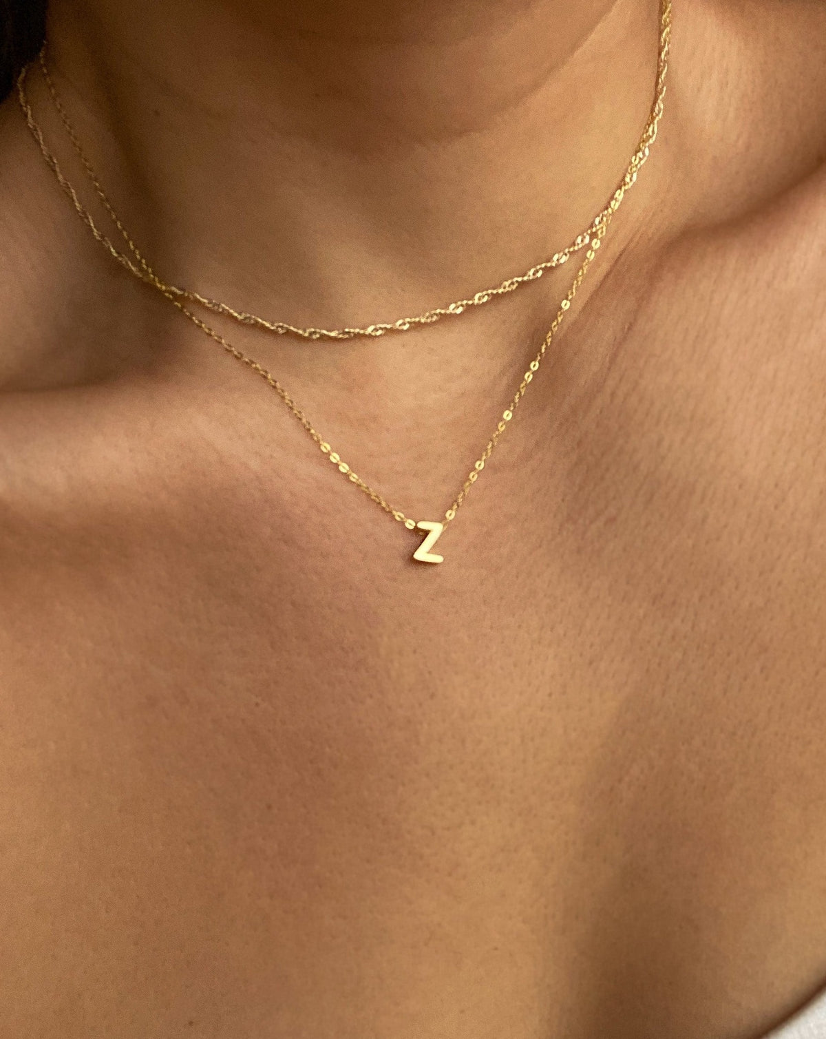 Z - Letter Alphabet Necklace