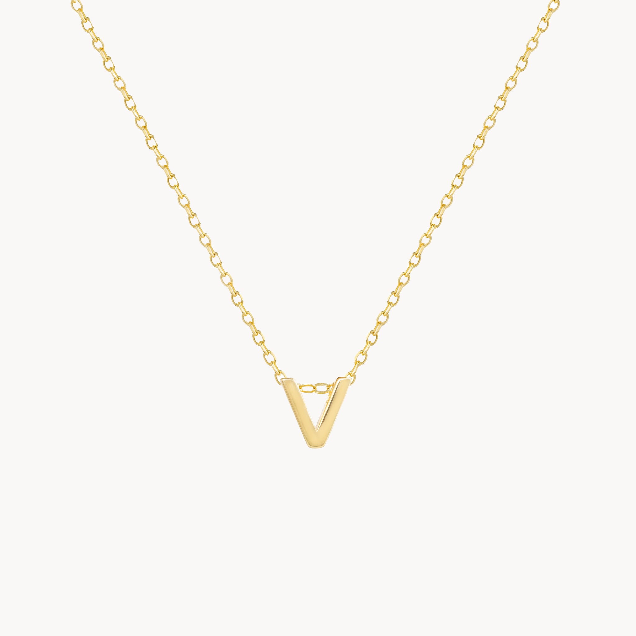 V - Alphabet Necklace